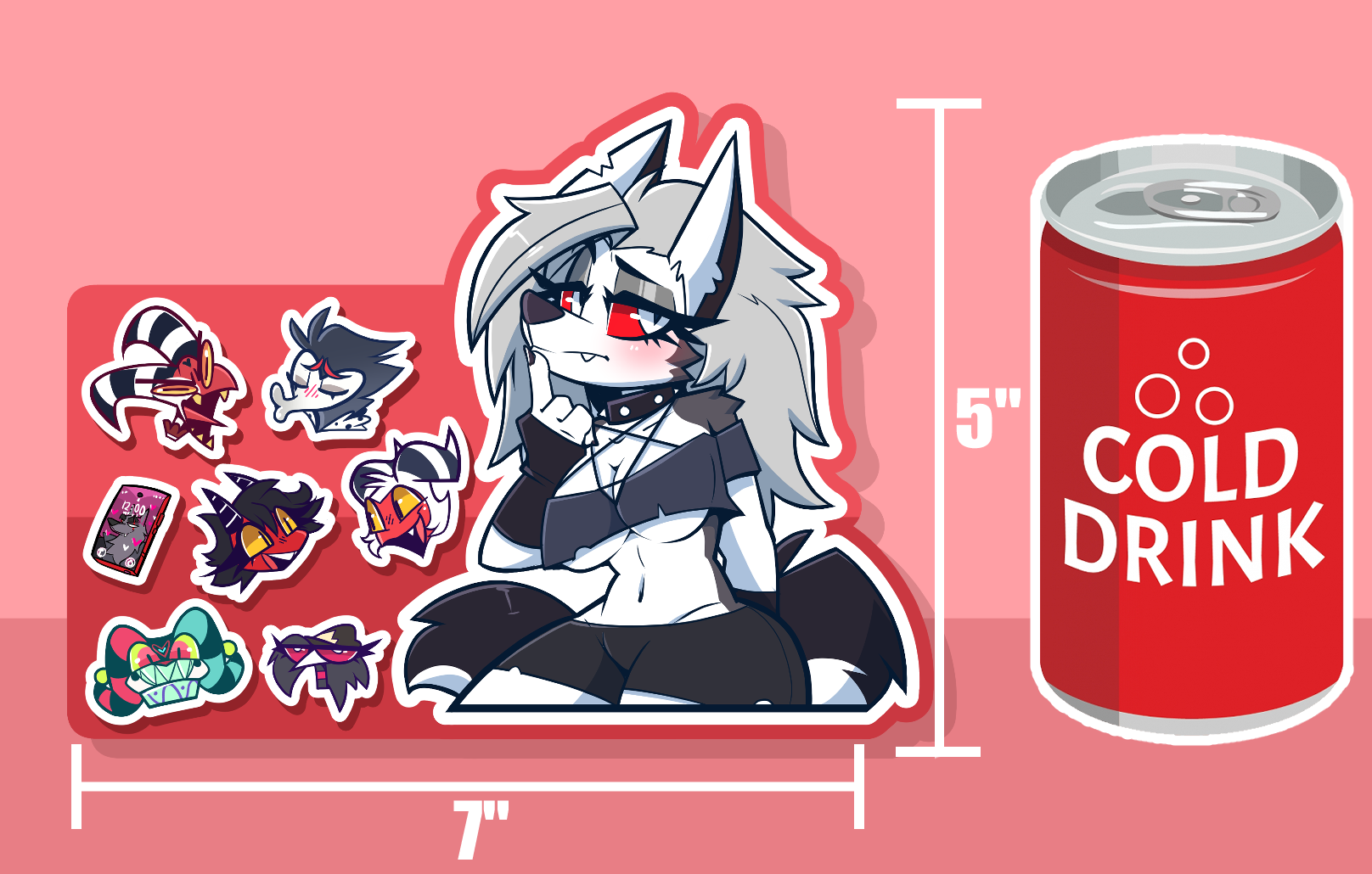 Helluva Boss Mini Sticker Sheet! – B.B.'s Art Boutique